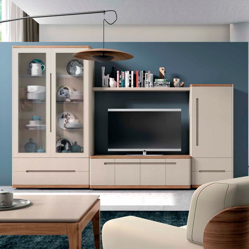 Salón Modular Chapa Natural Lacado y Roble – Carreras Mobiliario